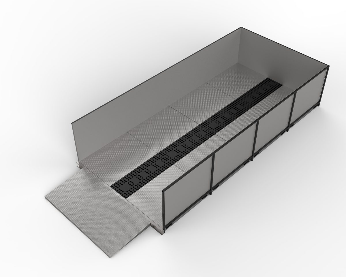 Wash Rack Design for Wash Water Collection and Recycling